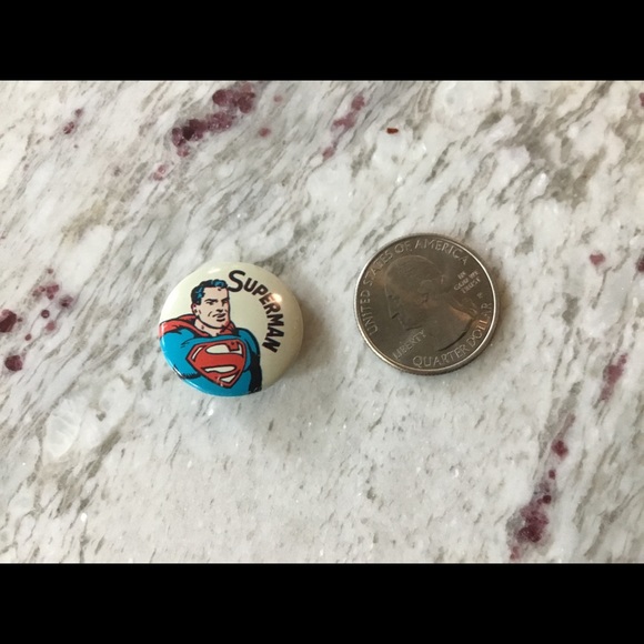 Jewelry | Vintage Superman Pin | Poshmark
